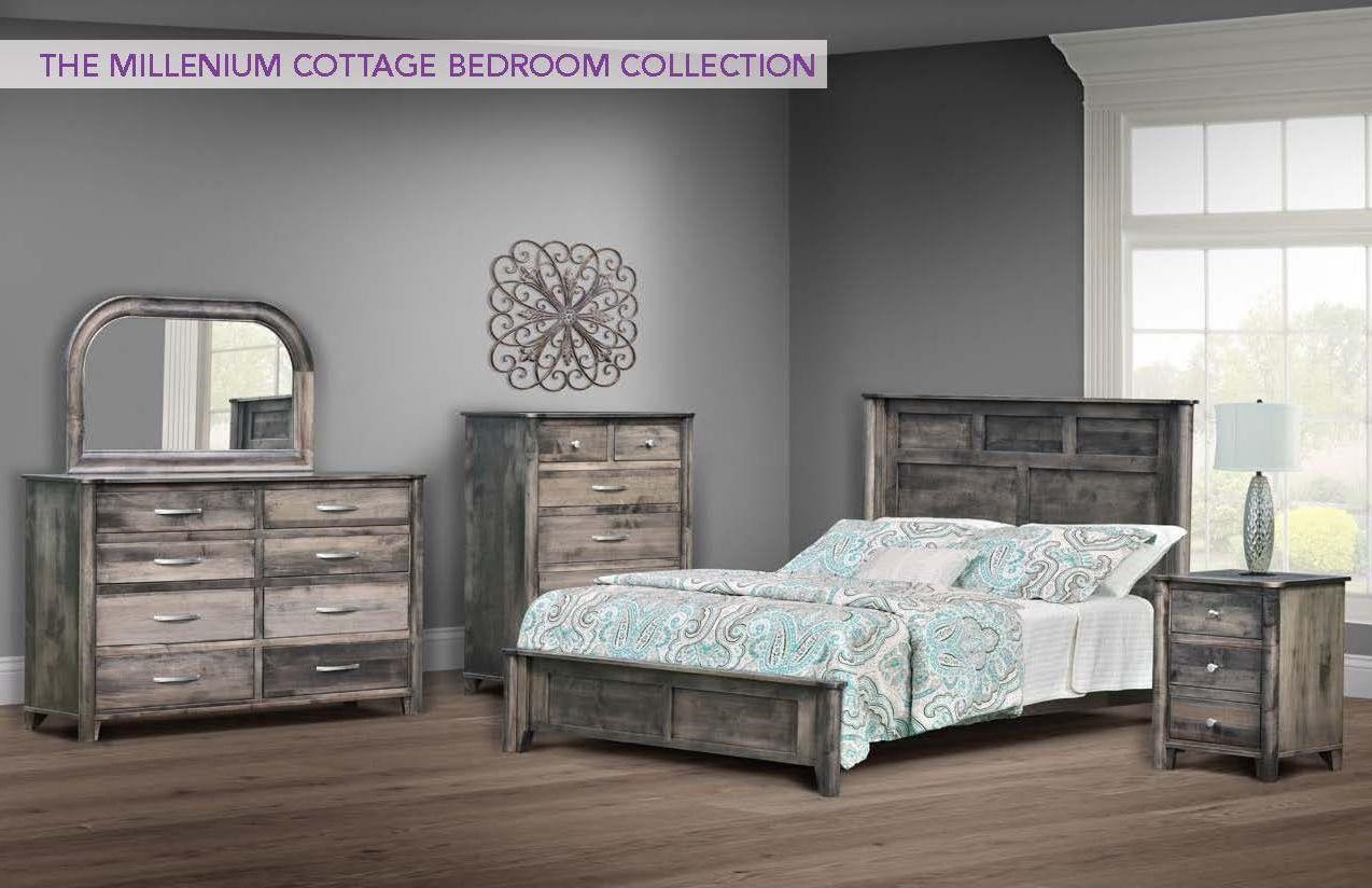 Wayside Custom Furniture Millenium Cottage 3682 05 34 43 4pc Queen Bedroom Group Wayside Furniture Mattress Bedroom Groups